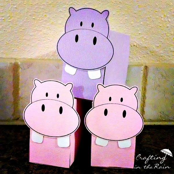 Hippo Crafts for National Hippo Day - Crafting in the Rain