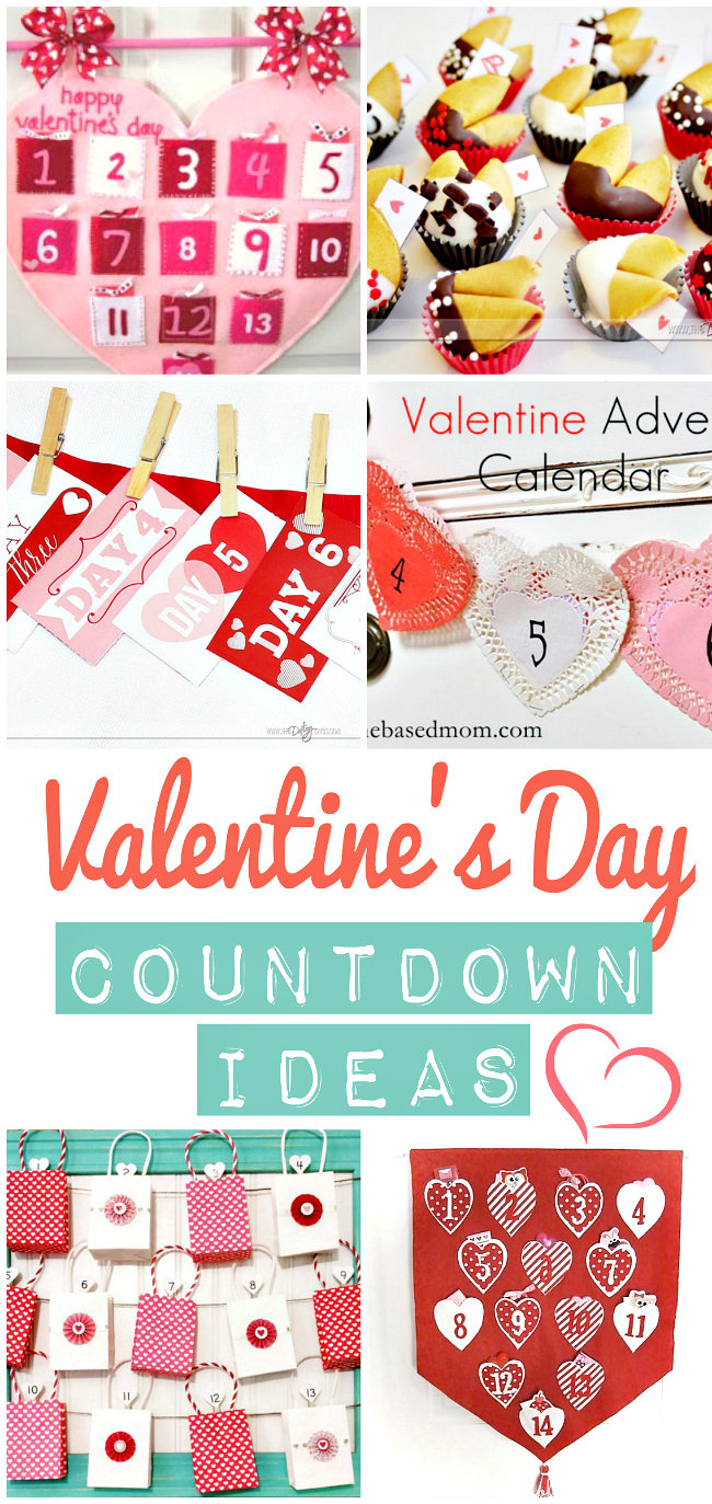Valentine's Day Countdowns - Crafting in the Rain