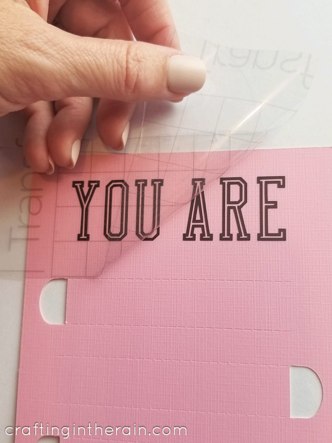 Cricut Perforation Blade Card - Crafting in the Rain