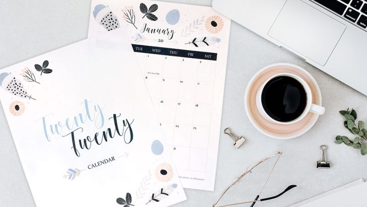 Free 2020 Printable Calendars - Crafting in the Rain