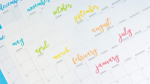 Free 2020 Printable Calendars - Crafting in the Rain