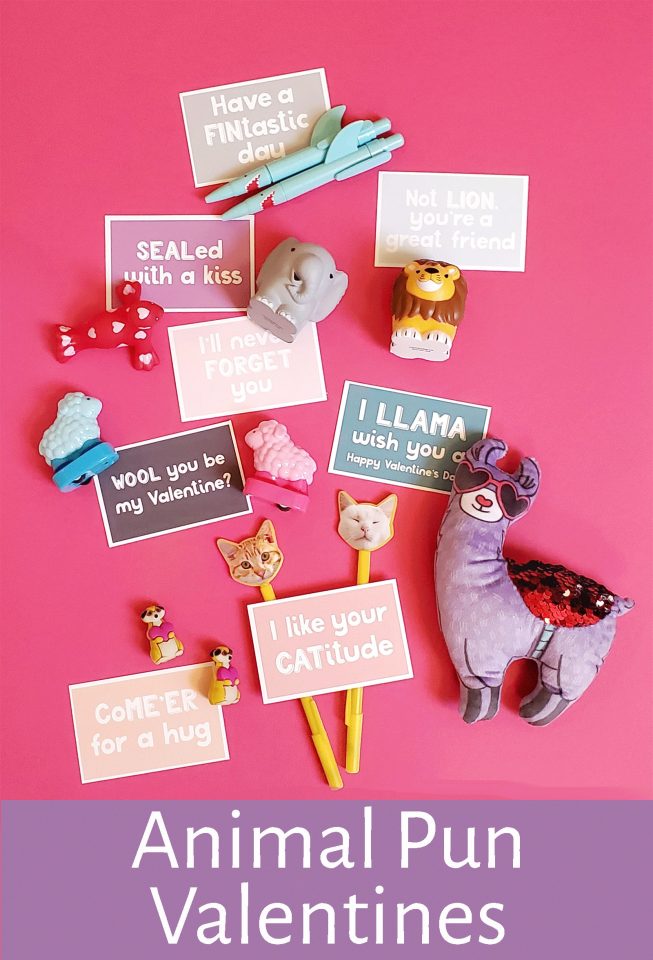 Animal Valentine Puns - Crafting in the Rain
