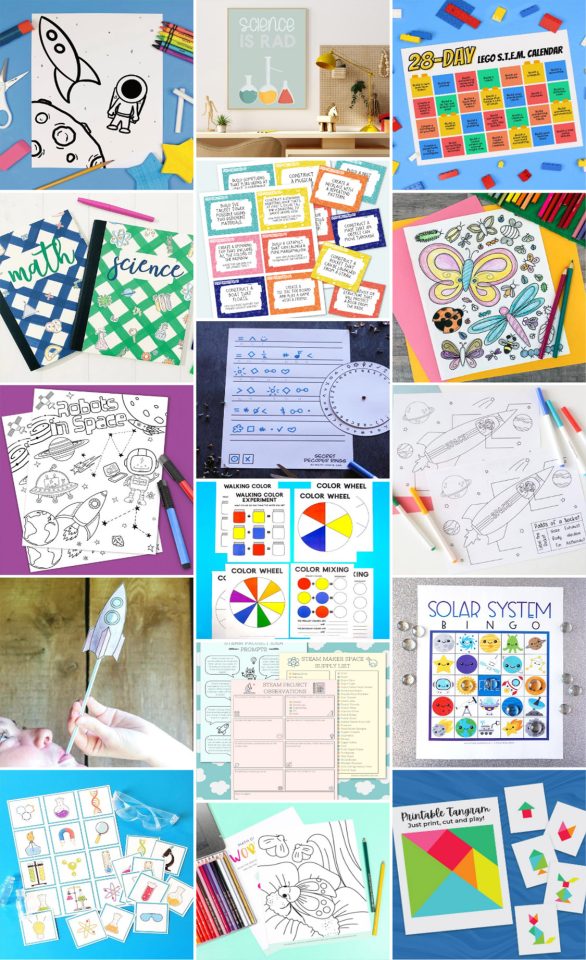 Science Lab Matching Game - Crafting in the Rain