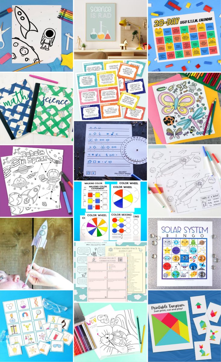 Science Lab Matching Game - Crafting in the Rain