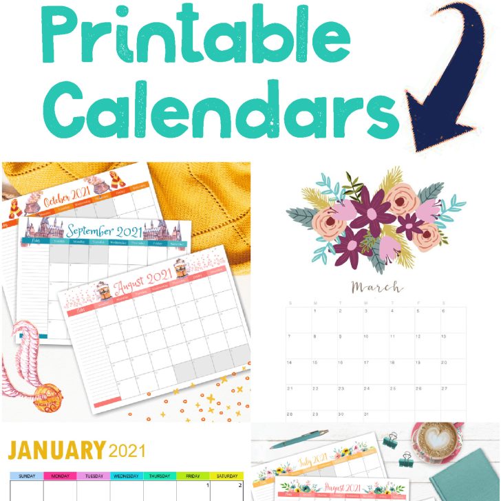 2021 Free Boho Calendar - Crafting in the Rain