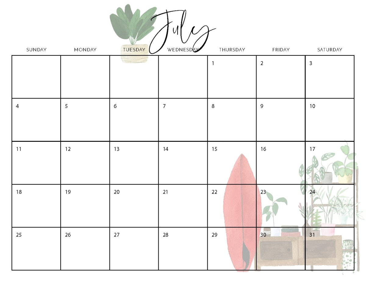 2021 Free Boho Calendar - Crafting in the Rain