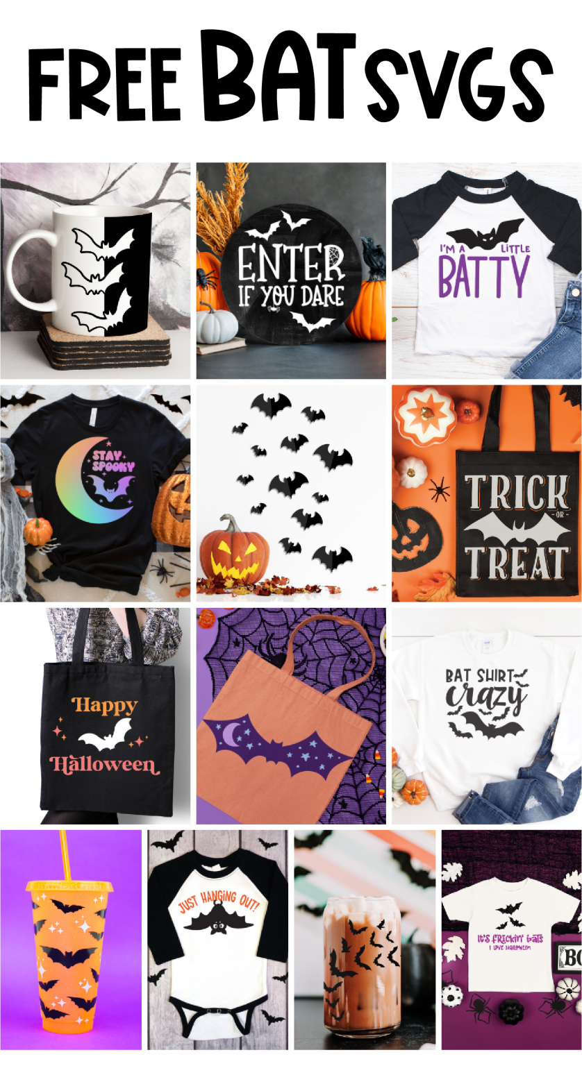 Bat Mug Wrap SVG - Crafting in the Rain