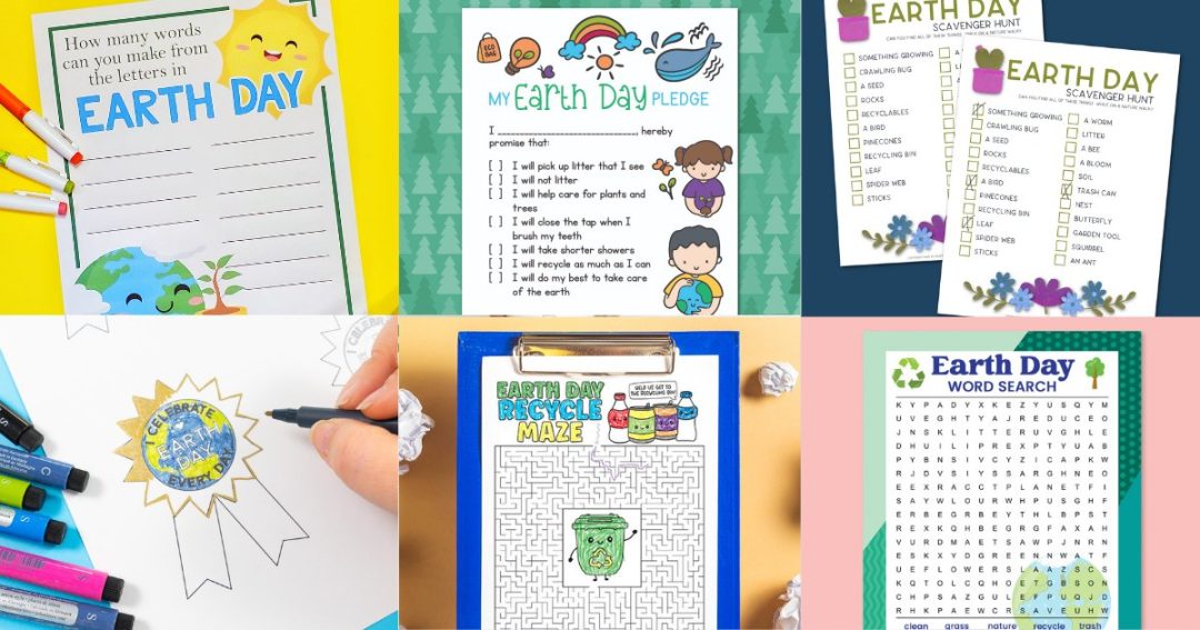 Earth Day Word Game Printable - Crafting in the Rain