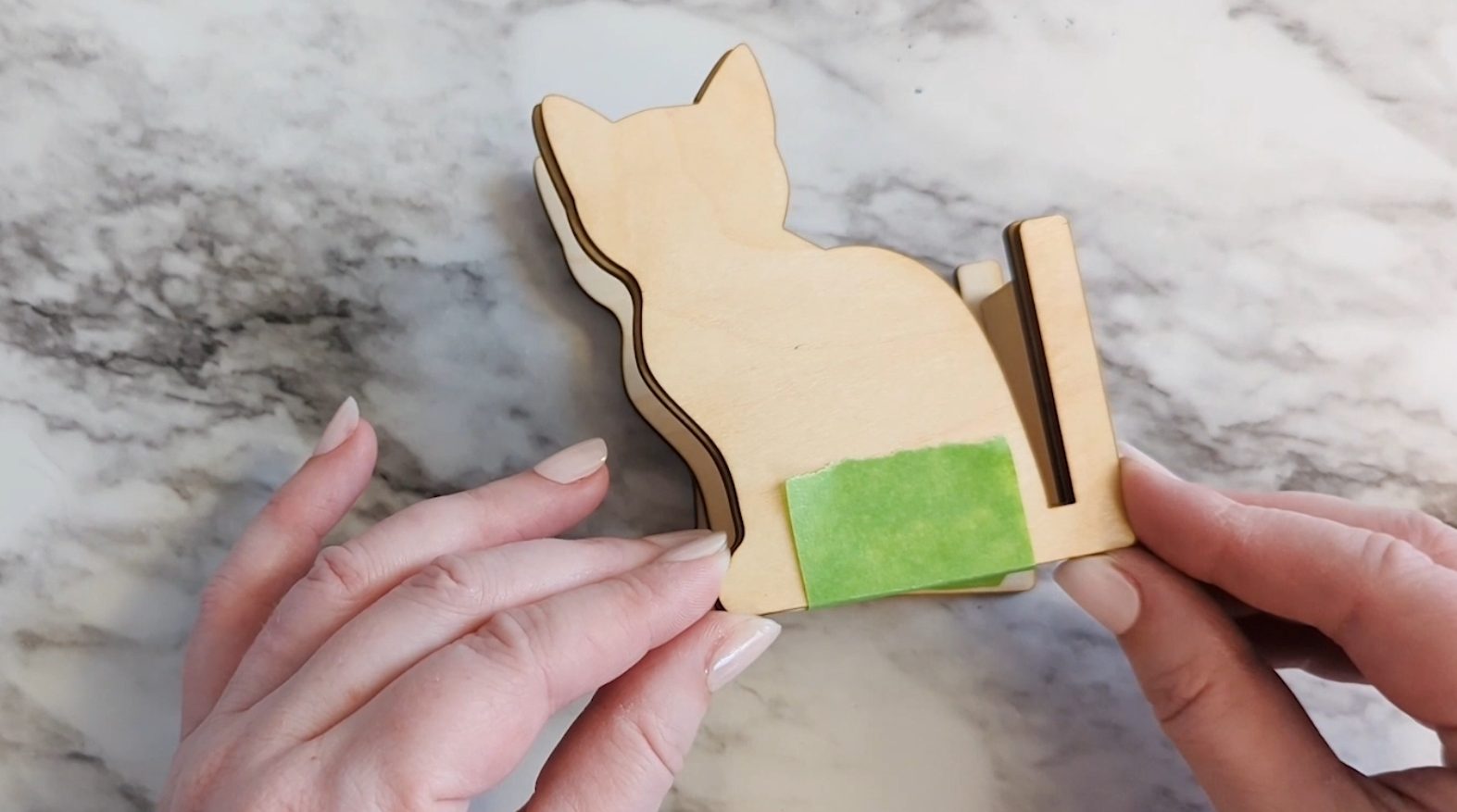 Laser Cut Cat Tape Dispenser - Crafting in the Rain