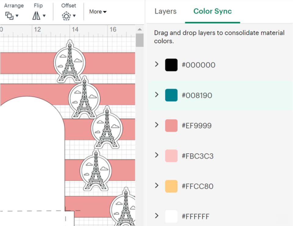 Color Sync in Cricut Design Space - Crafting in the Rain